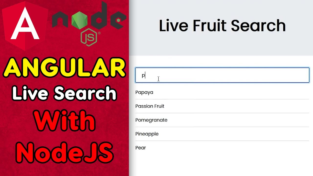 How To Make Autocomplete Search Box In Angular Design Talk