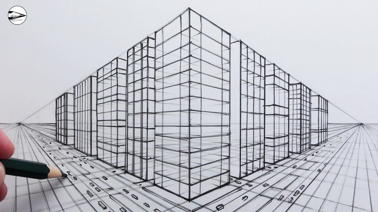 How To Draw A City Using Two Point Perspective On Vimeo 53 Off