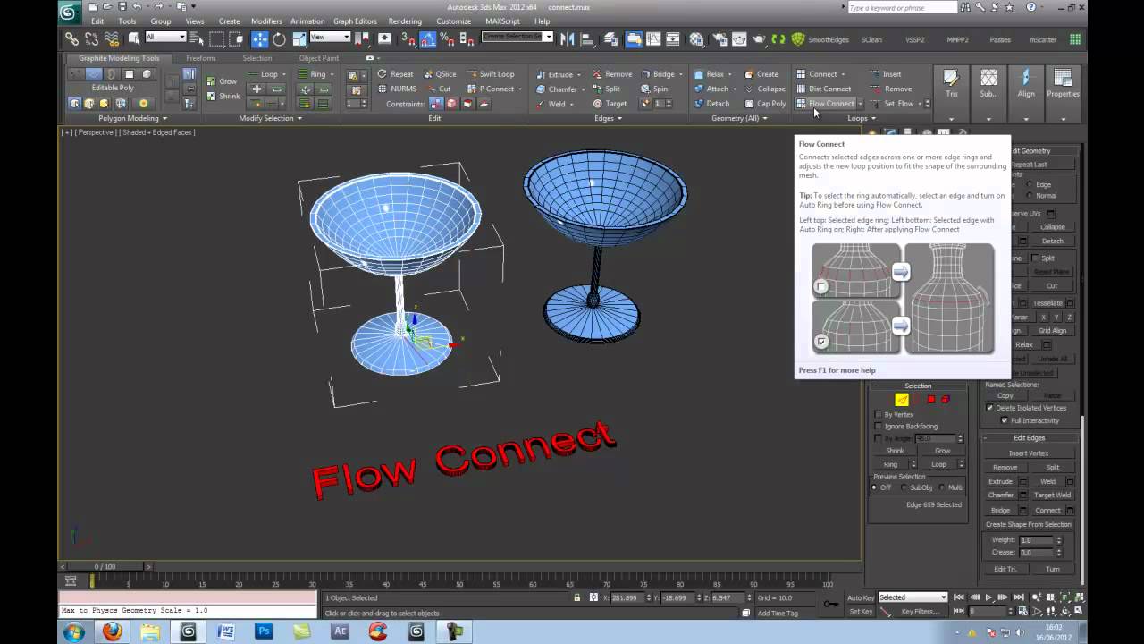 3ds Max Distance Connect Flow Connect And Build Corner Watch In Hd