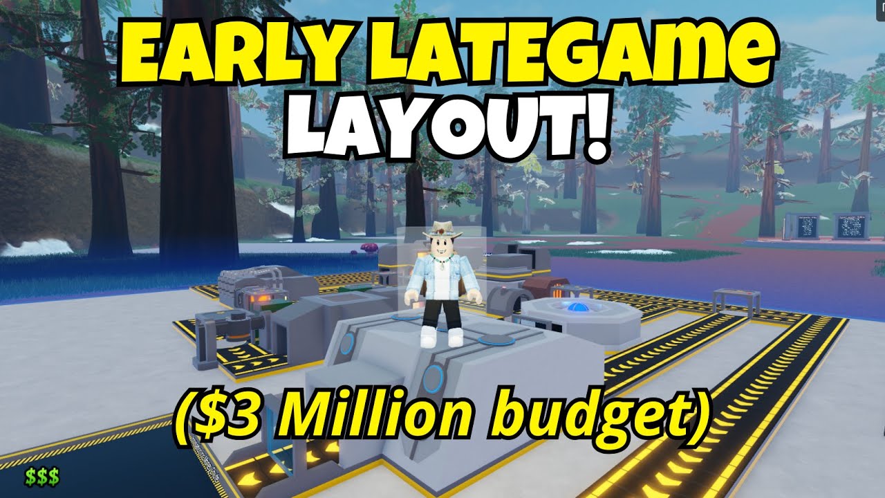 Early Lategame Layout Ultimate Mining Tycoon Roblox Youtube