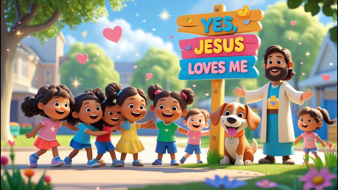 Yes Jesus Loves Me Heartwarming Bible Song For Kids With Actions