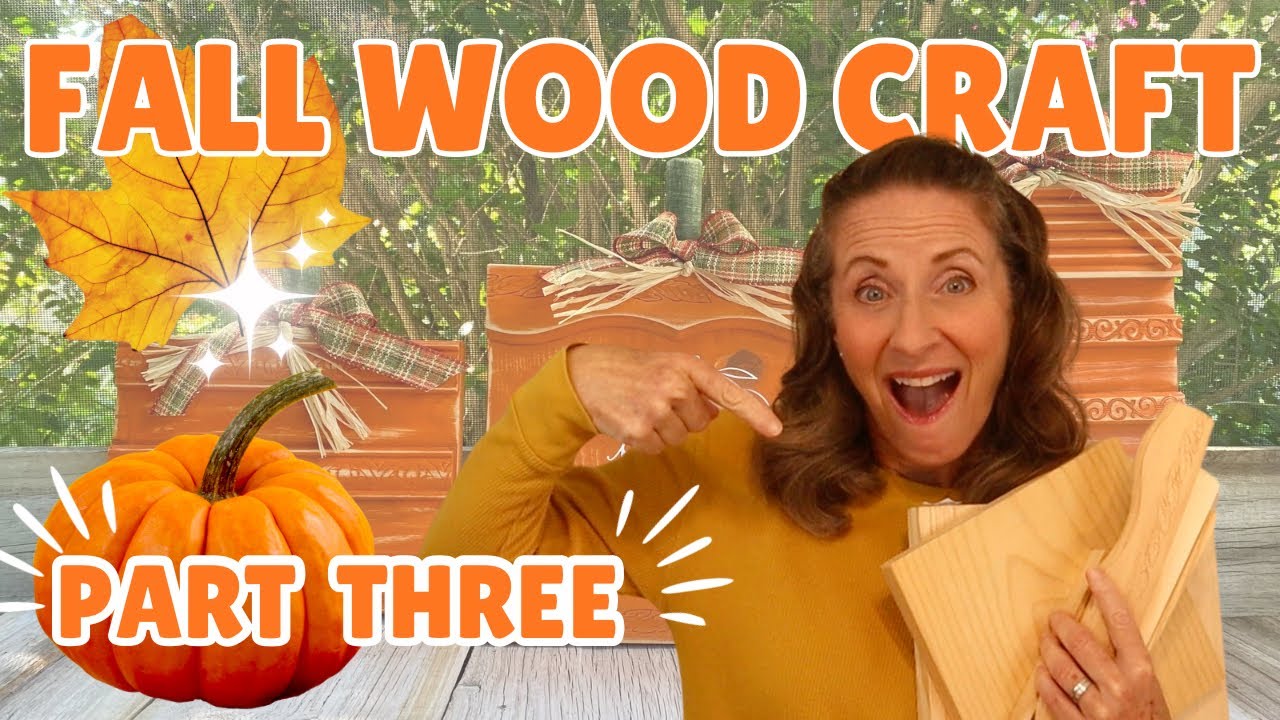 Diy Fall Scrap Wood Craft Youtube