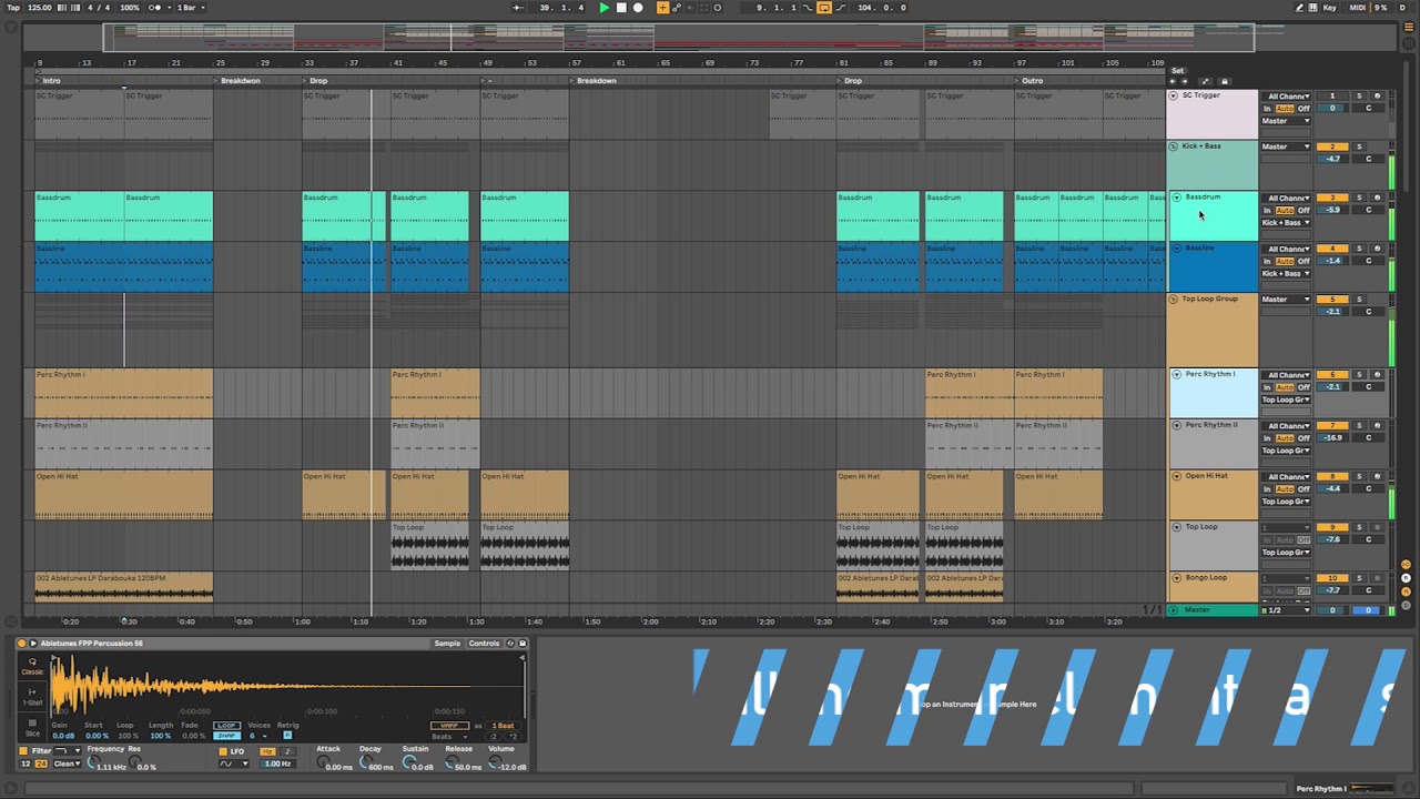 Tech House Ableton Template