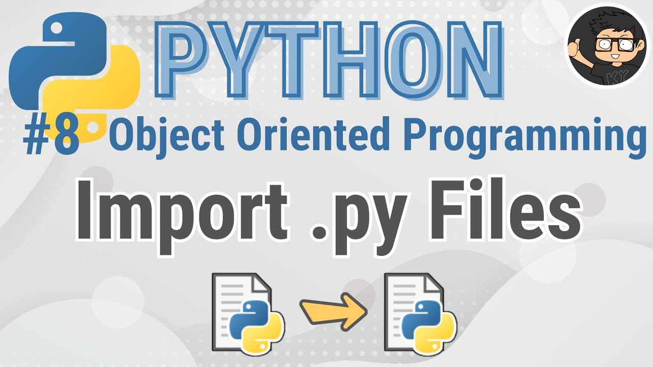 How To Import One Python File Into Another Youtube