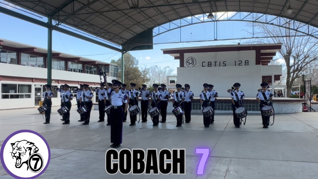 Banda De Guerra Cobach 7 Pumas Concurso Cbtis 128 Youtube
