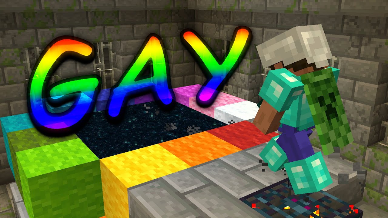 Beating Minecraft But It S Gay Pride Rush 2024 Youtube