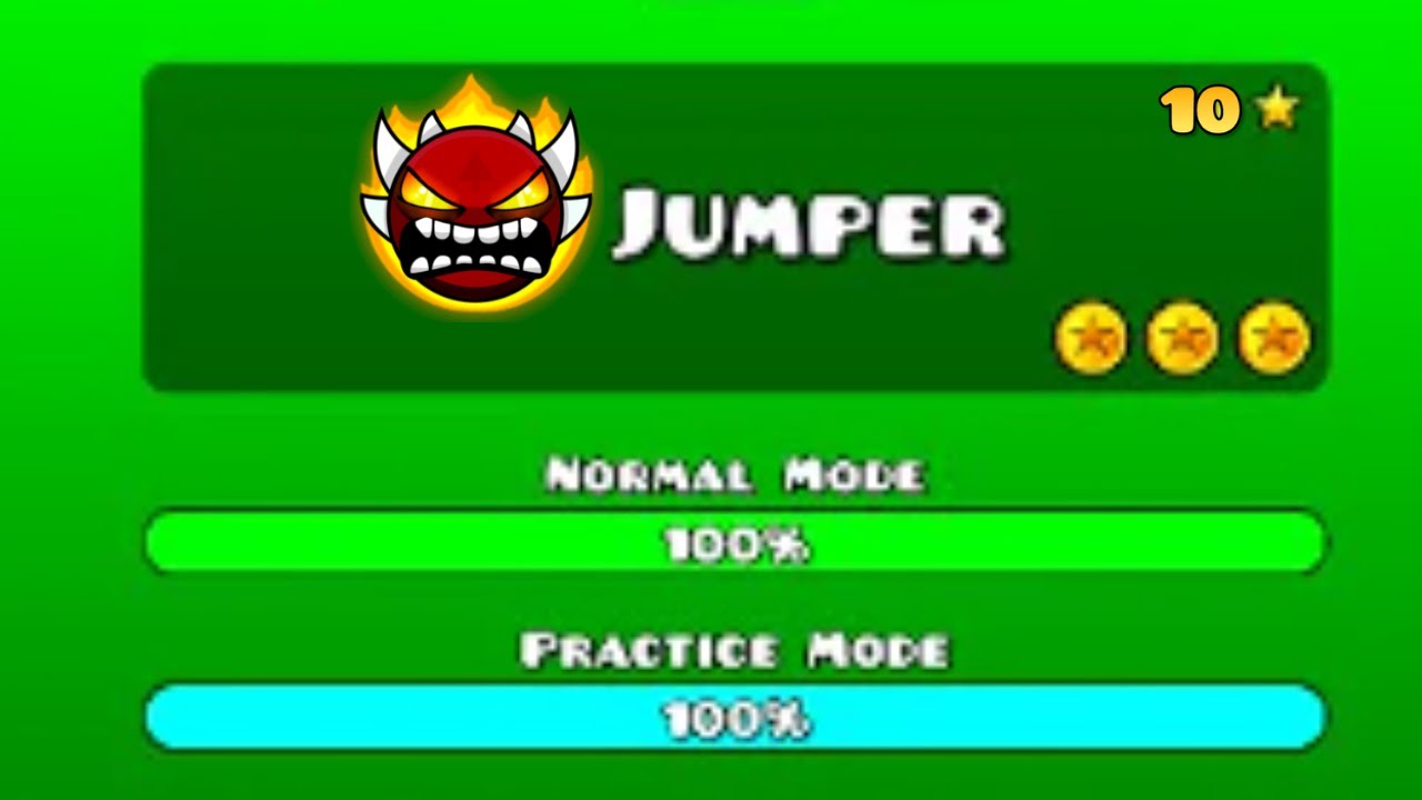 Geometry Dash Superbuffing Jumper Youtube
