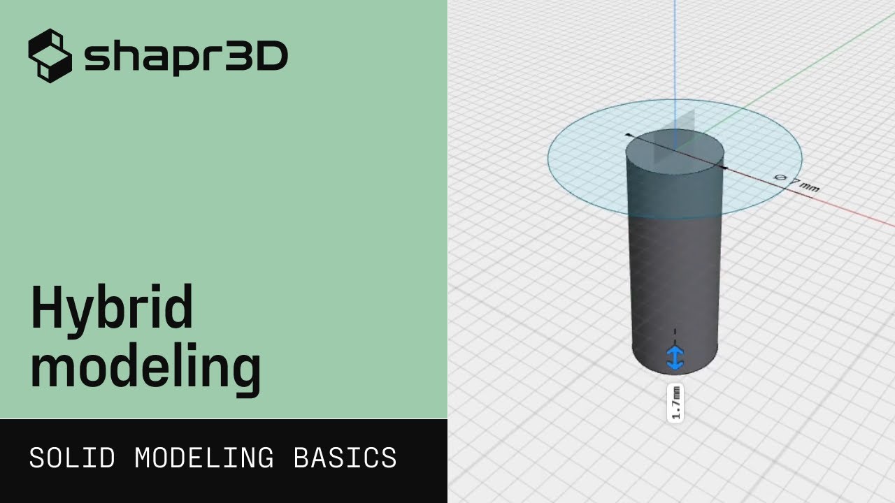 Direct Vs Parametric Shapr3d Solid Modeling Basics Youtube