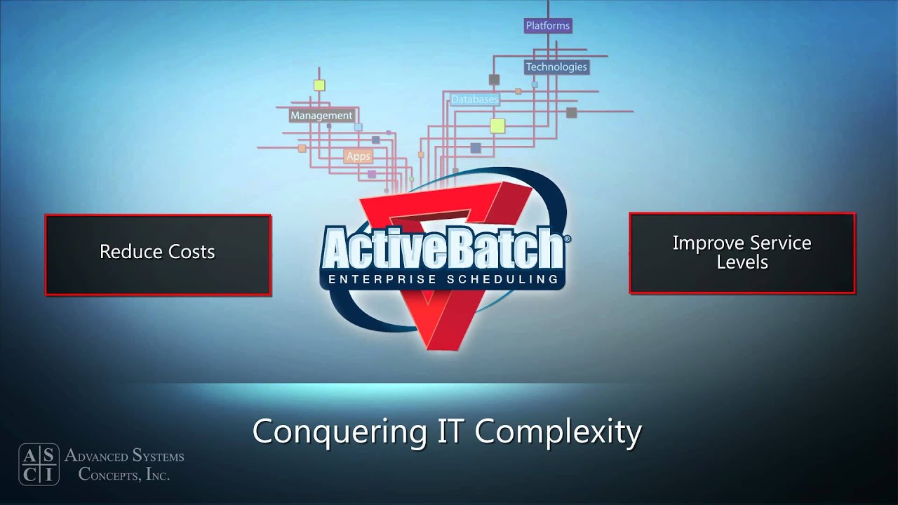 Activebatch Job Scheduler Brief Overview Youtube