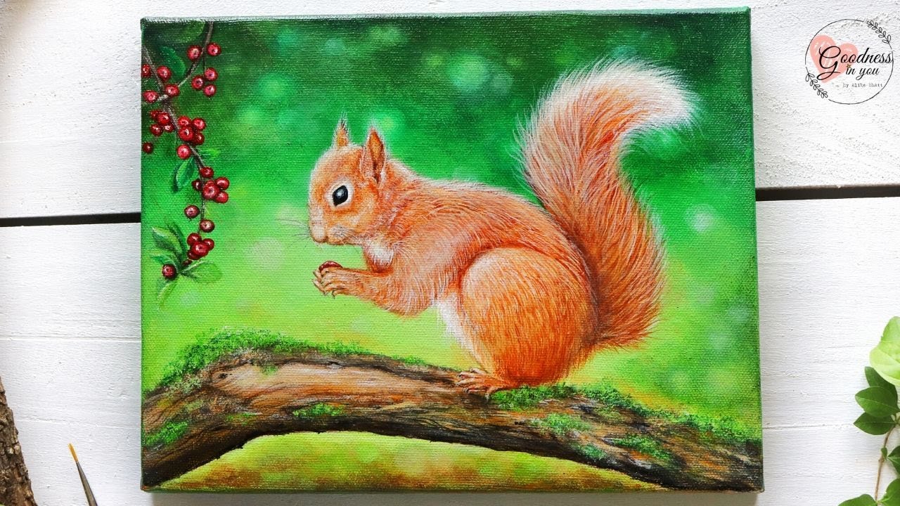 Squirrel Painting