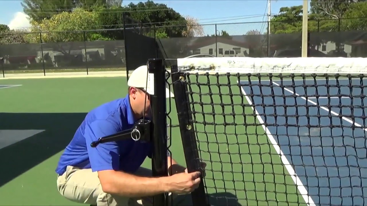 How To Install A Tennis Net Youtube