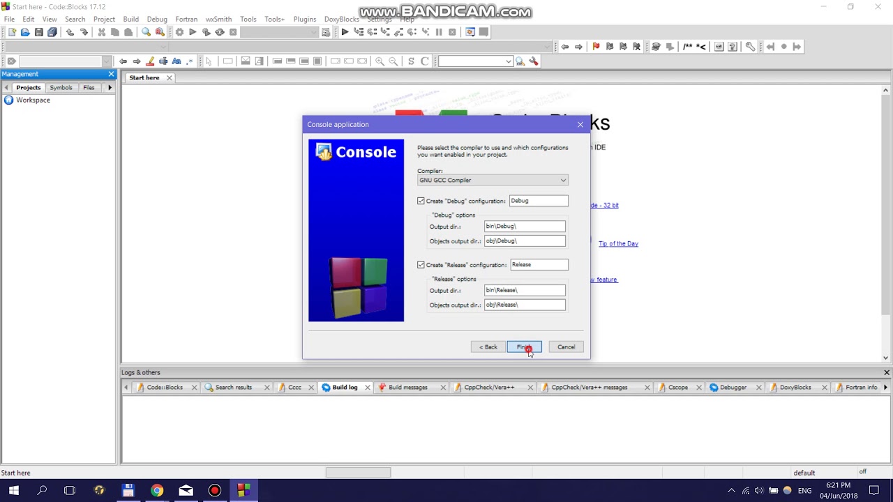Creating A Project In Code Blocks Youtube