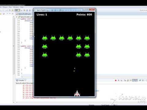 Programming Game In Java Space Invaders Youtube