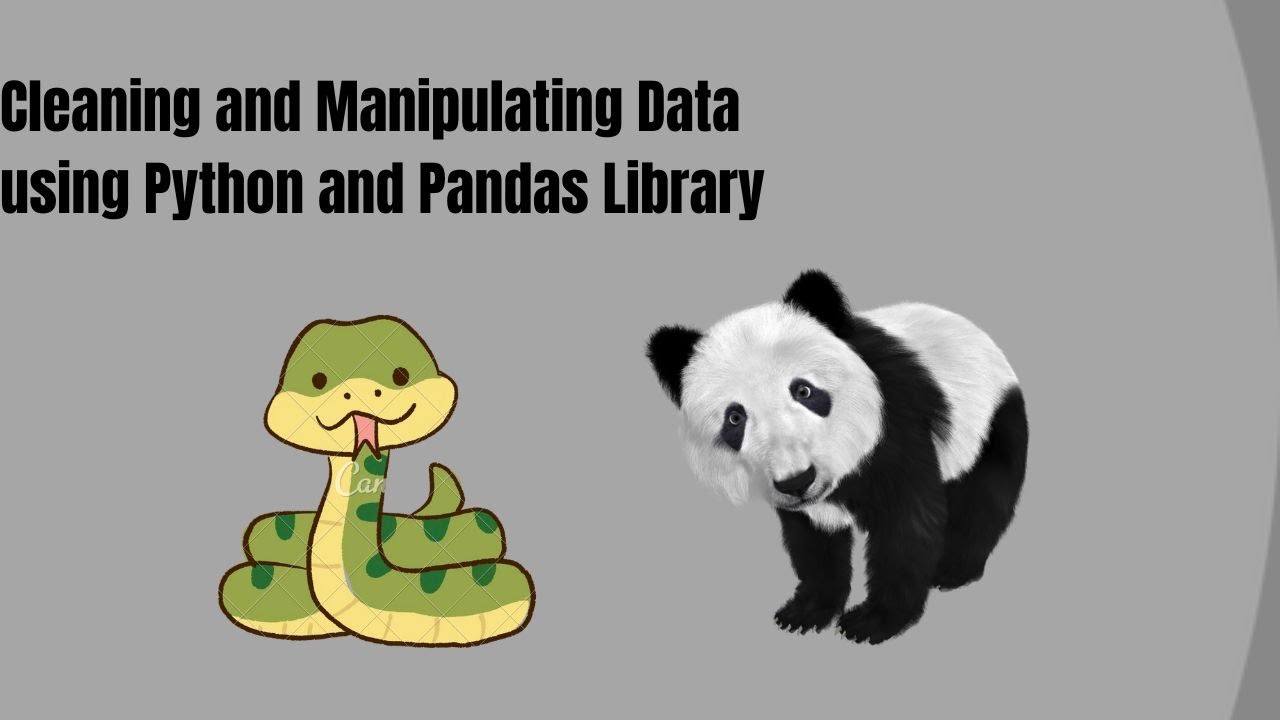 Manipulating Data With Python Youtube