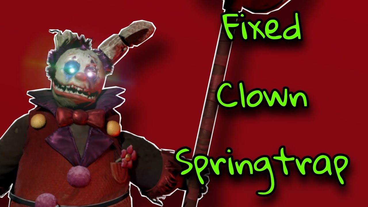 Speed Edit Making Fixed Clown Springtrap Youtube