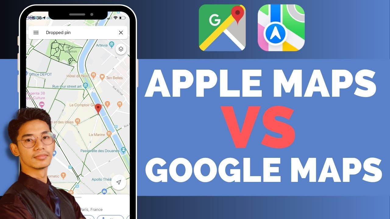 Apple Maps Vs Google Maps Youtube