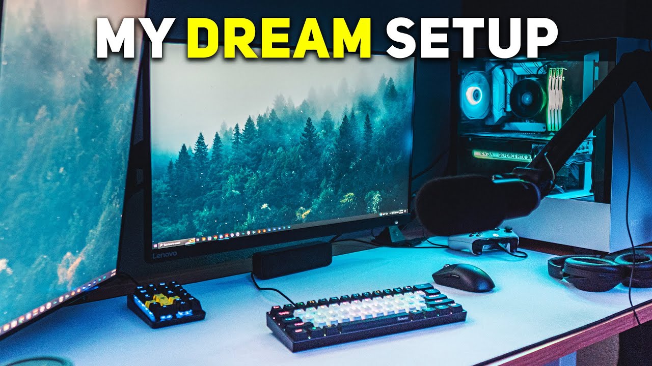 Building My Dream Editing Gaming Setup Flexispot E7 Standing Desk