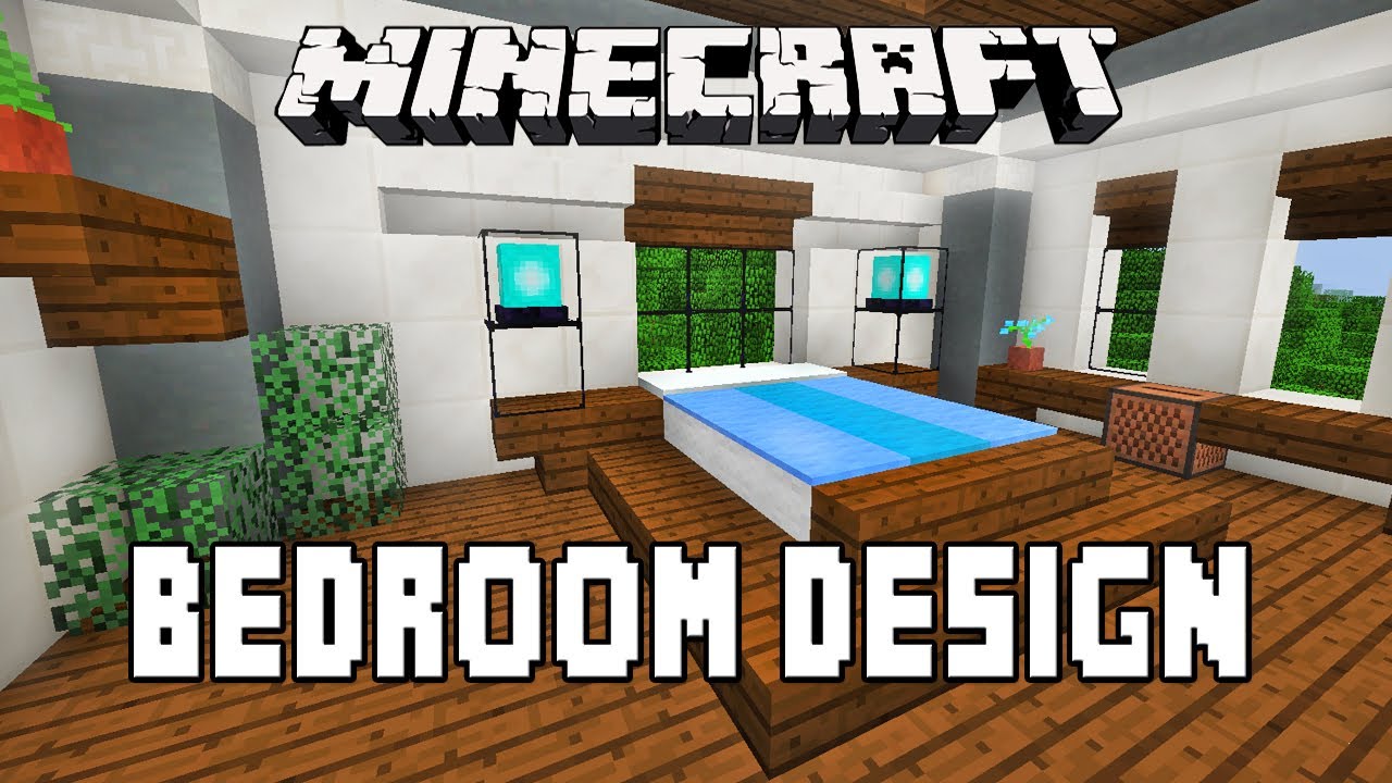 Minecraft Tutorial How To Make A Modern Bedroom Design Modern House