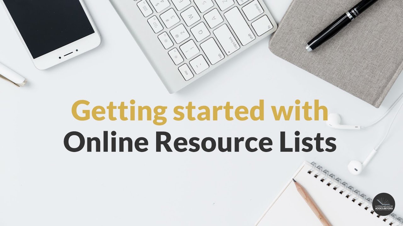 Getting Started With Online Resource Lists Youtube