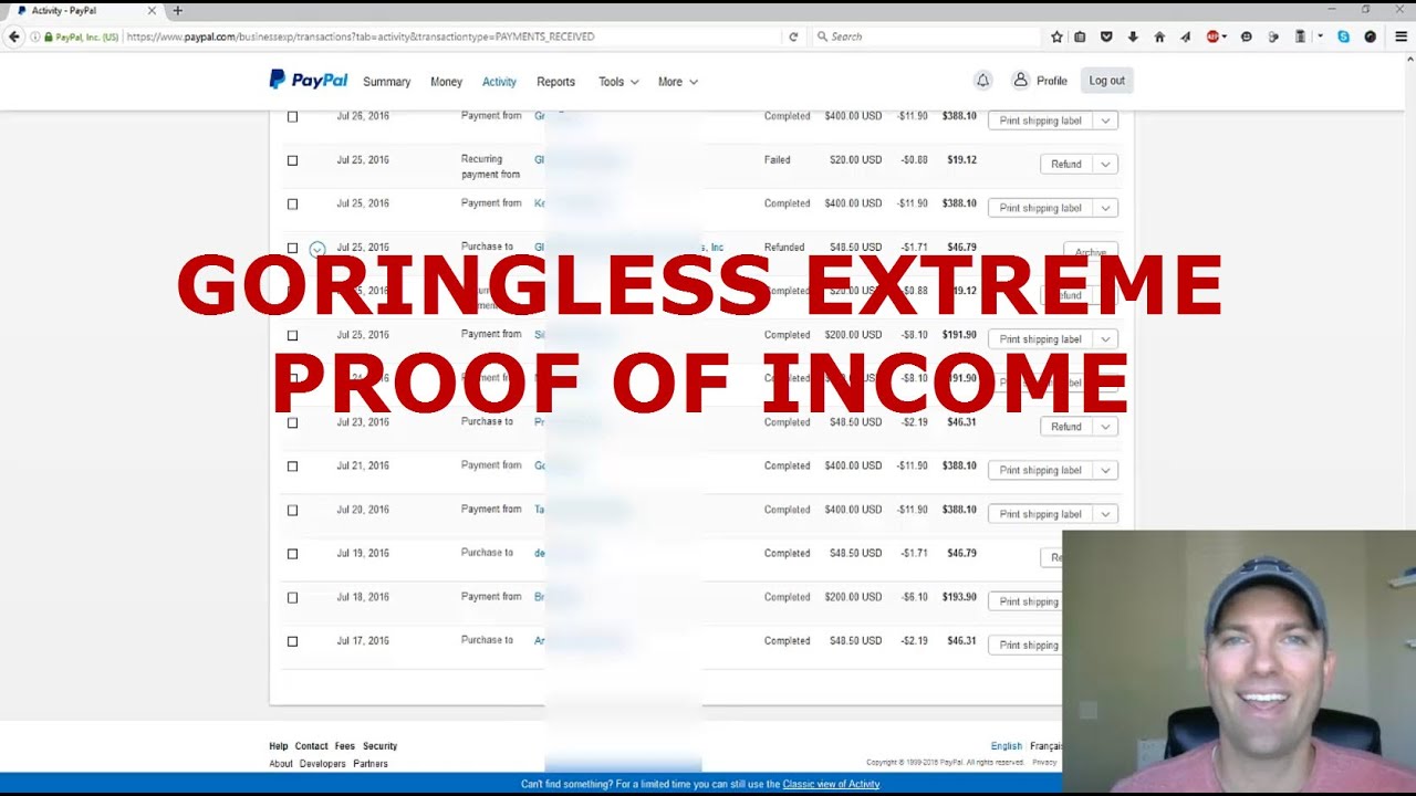 Goringless Extreme Income Proof From First 3 Weeks Youtube