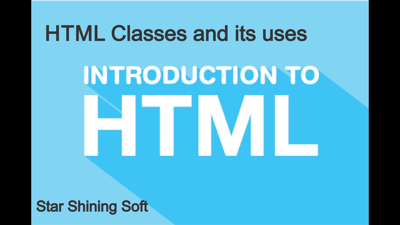 How To Use Html Class Attribute Youtube