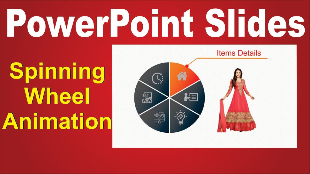 Powerpoint Presentation Spinning Wheel Animation Animation