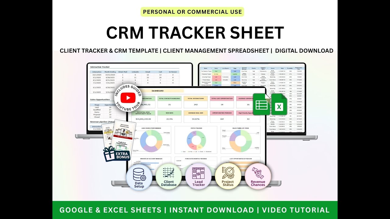 Customer Relationship Management Spreadsheet Tutorial Crm