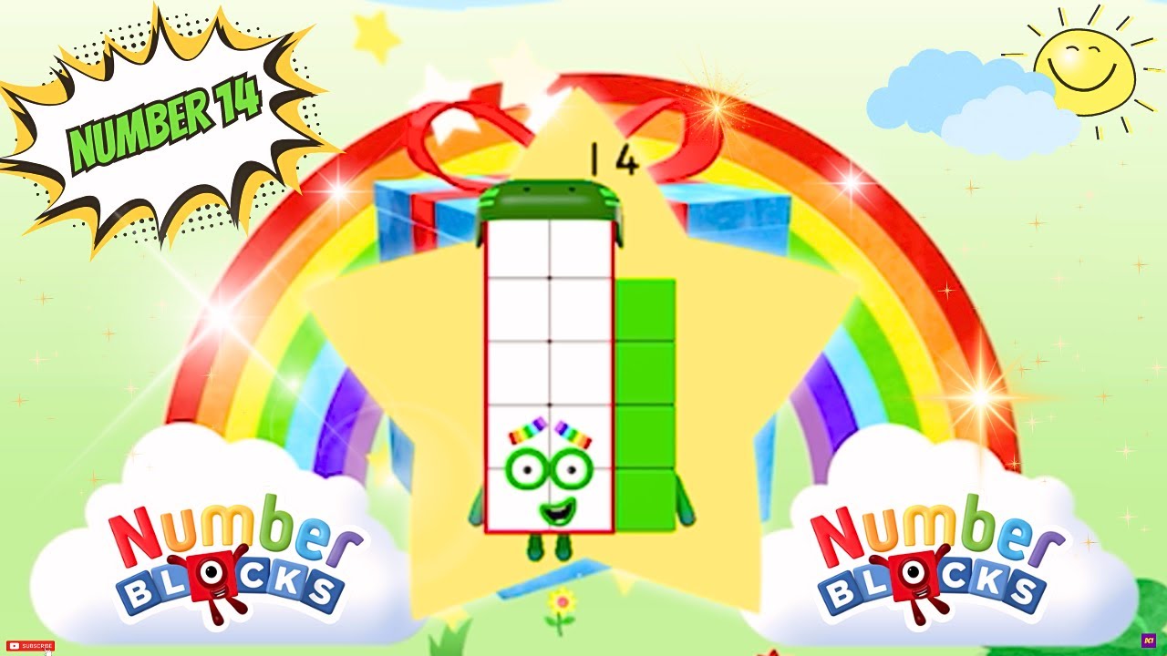 Number 14 Numberblocks