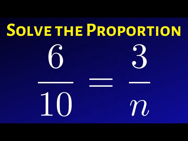 Simple Math Proportions