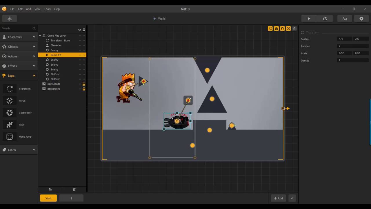 Buildbox Logic Transform Youtube