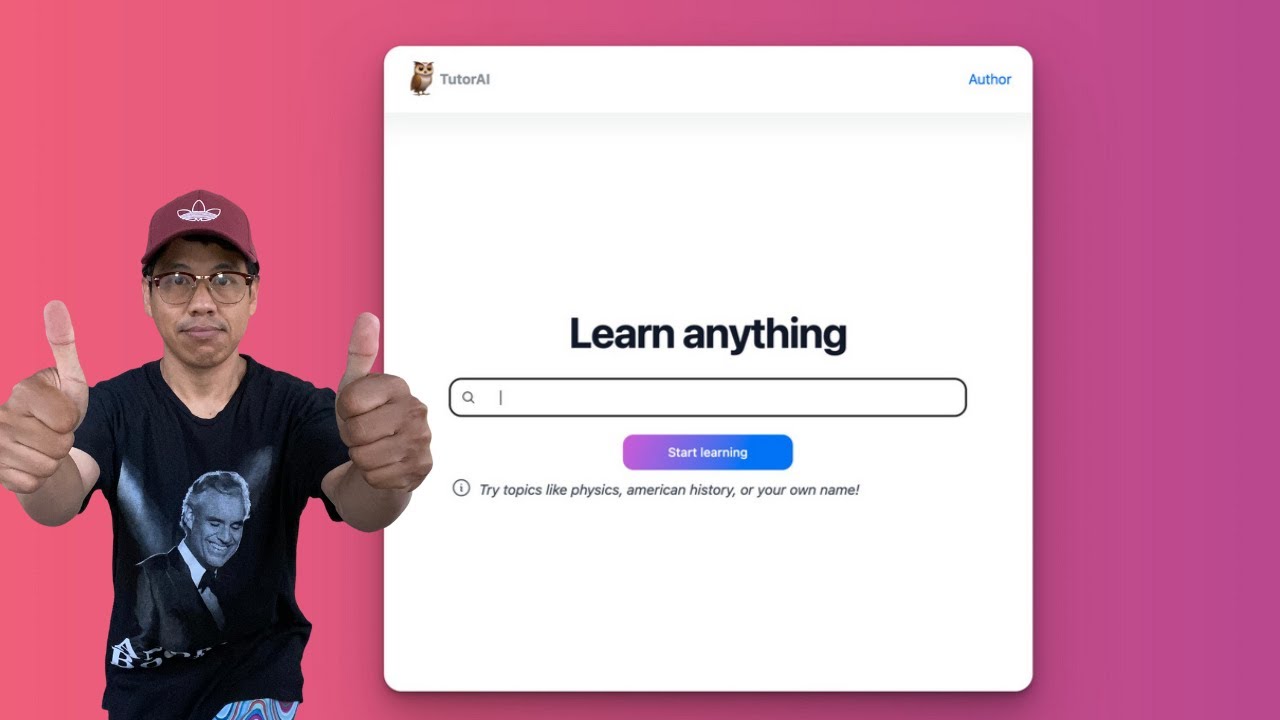 Tutorai Is An Ai Powered Learning Platform On Any Topic Youtube