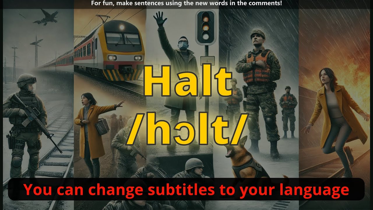 Halt Meaning With 5 Examples Youtube