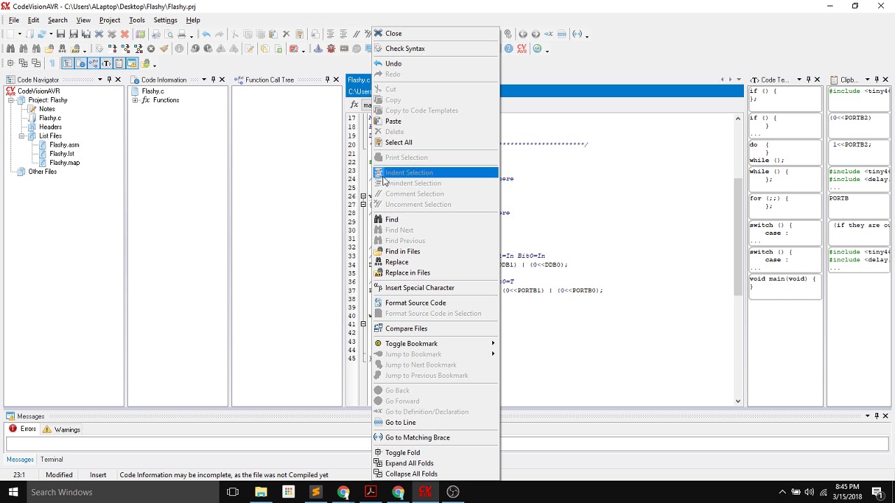 Attiny44 In Codevision Youtube