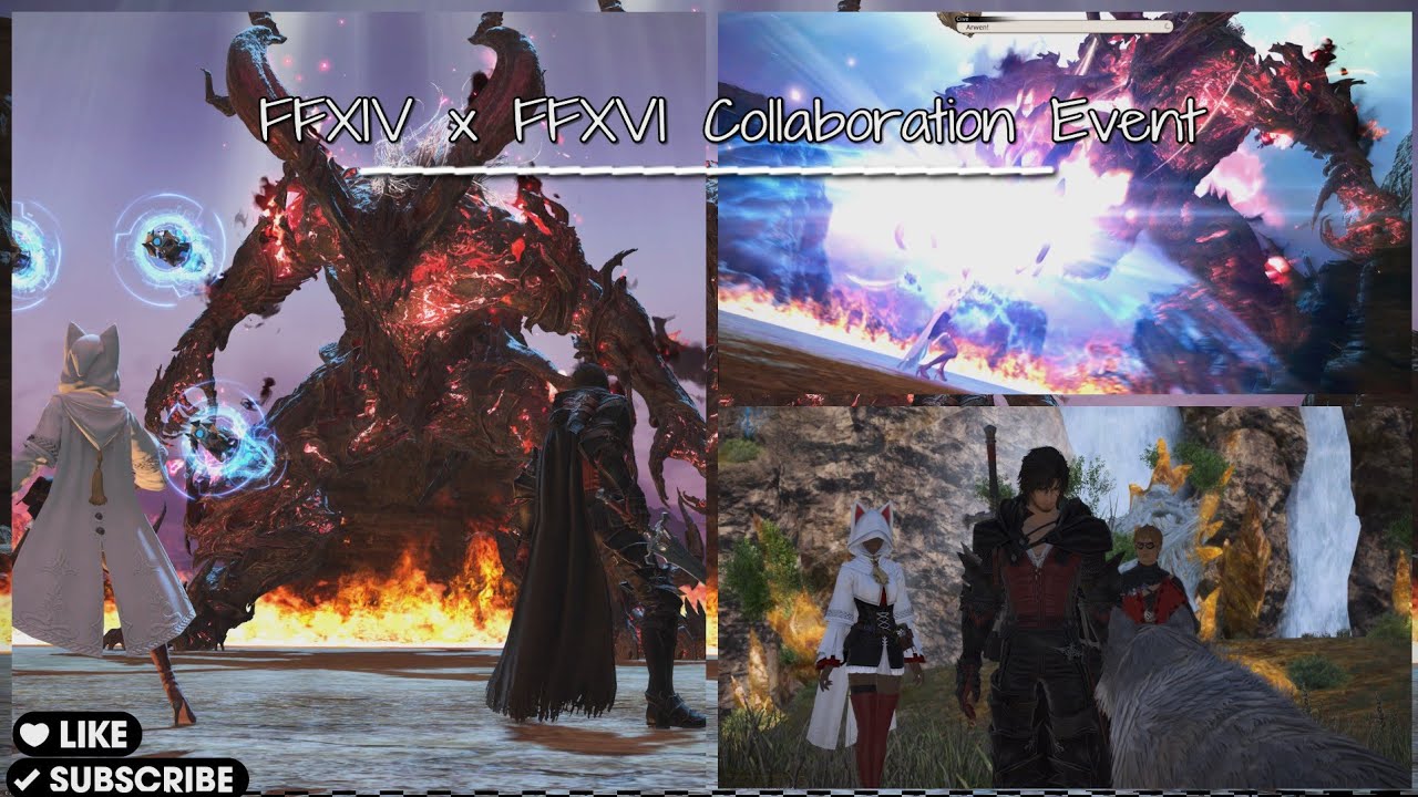 Ffxiv X Ffxvi Collaboration Event Lvl 50 A Land Of Fire Ul Dah