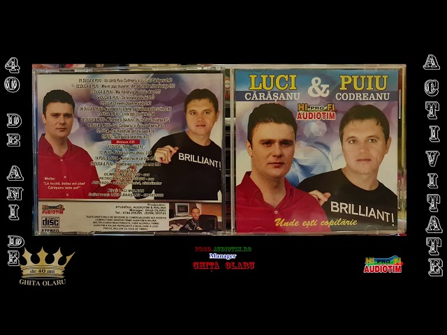 Puiu CODREANU - Luci CARASANU - Eu fac duet cu Codreanu