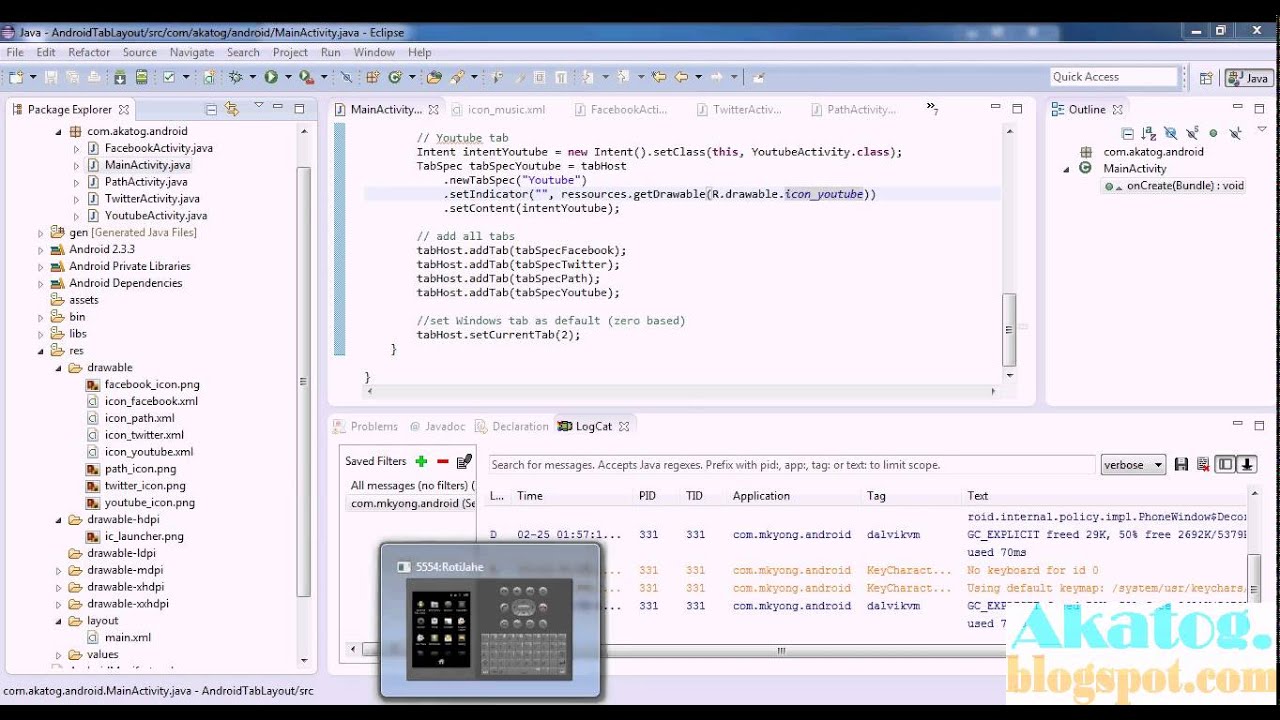 Android Tab Layout Tutorial Youtube