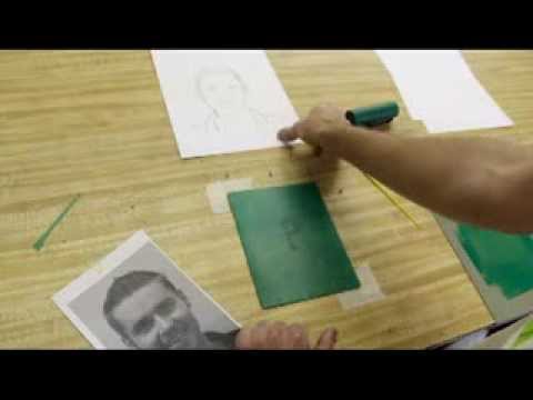 Mr Wilson Teaches Monoprint Self Portraits Youtube
