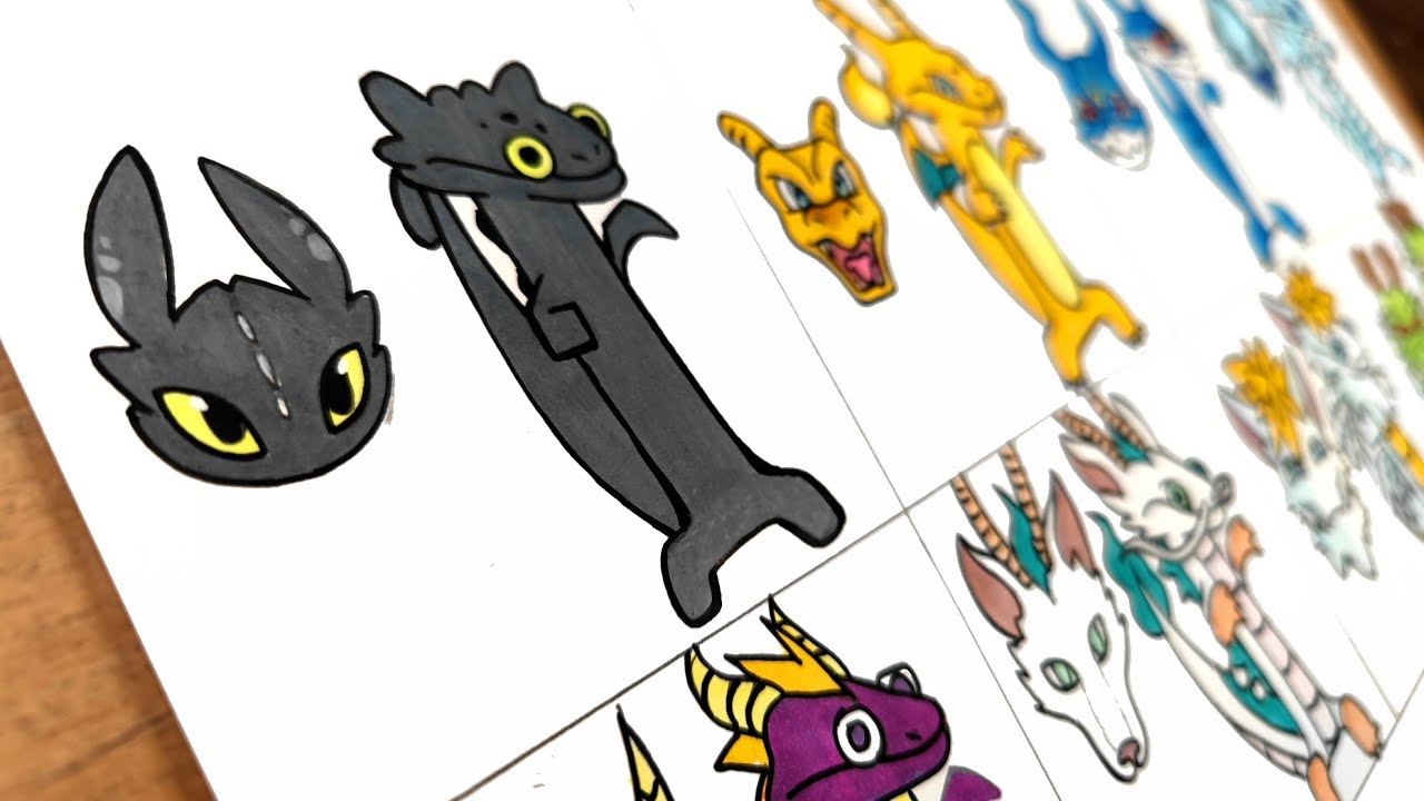 Drawing Toothless Dancing Meme In Differents Dragons Youtube