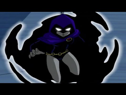Raven All Powers Fights Scenes Teen Titans S01 Youtube