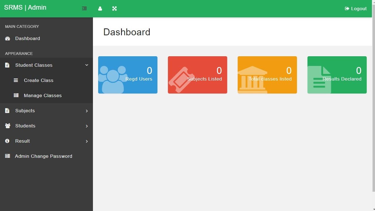 Student Record Management System In Php Mysql With Source Code Youtube