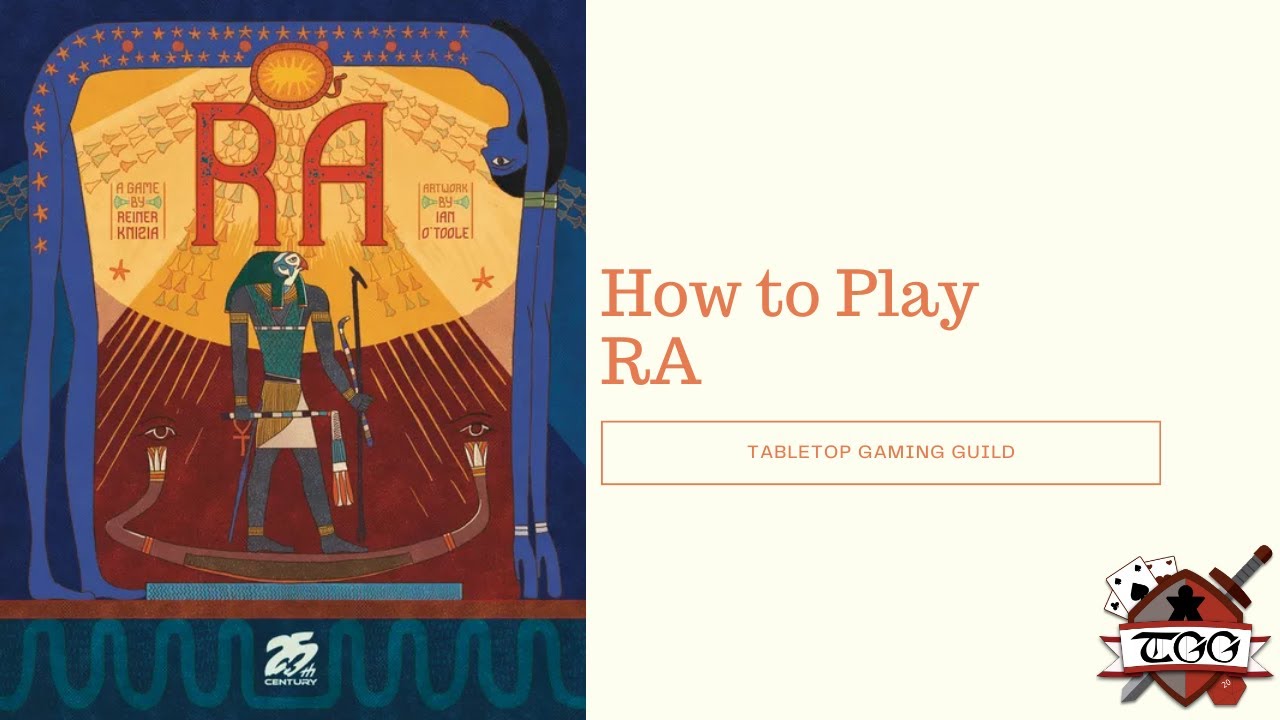 How To Play Ra Board Game Youtube