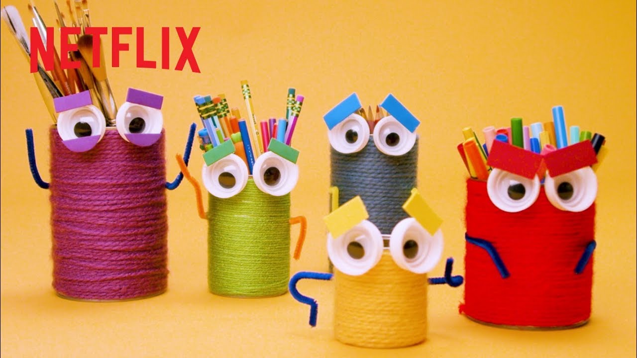 Diy Storybots Pencil Holders пёџ Netflix Jr Youtube