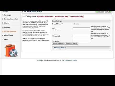 Joomlaxtc Quickstart Installation Joomla 2 5 Youtube