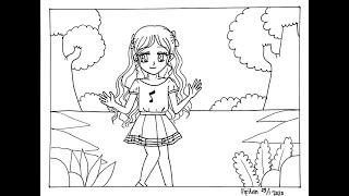 Gambar Mewarnai Drawing By Fifitan