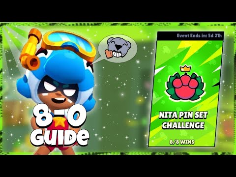 Nita Pin Set Challenge 8 0 Tips Combosрџ ґ Brawl Stars Youtube