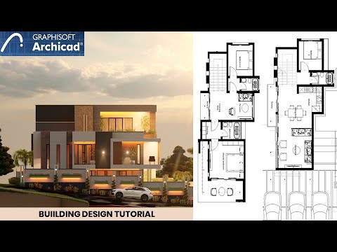 Archicad Tutorial House Design Youtube