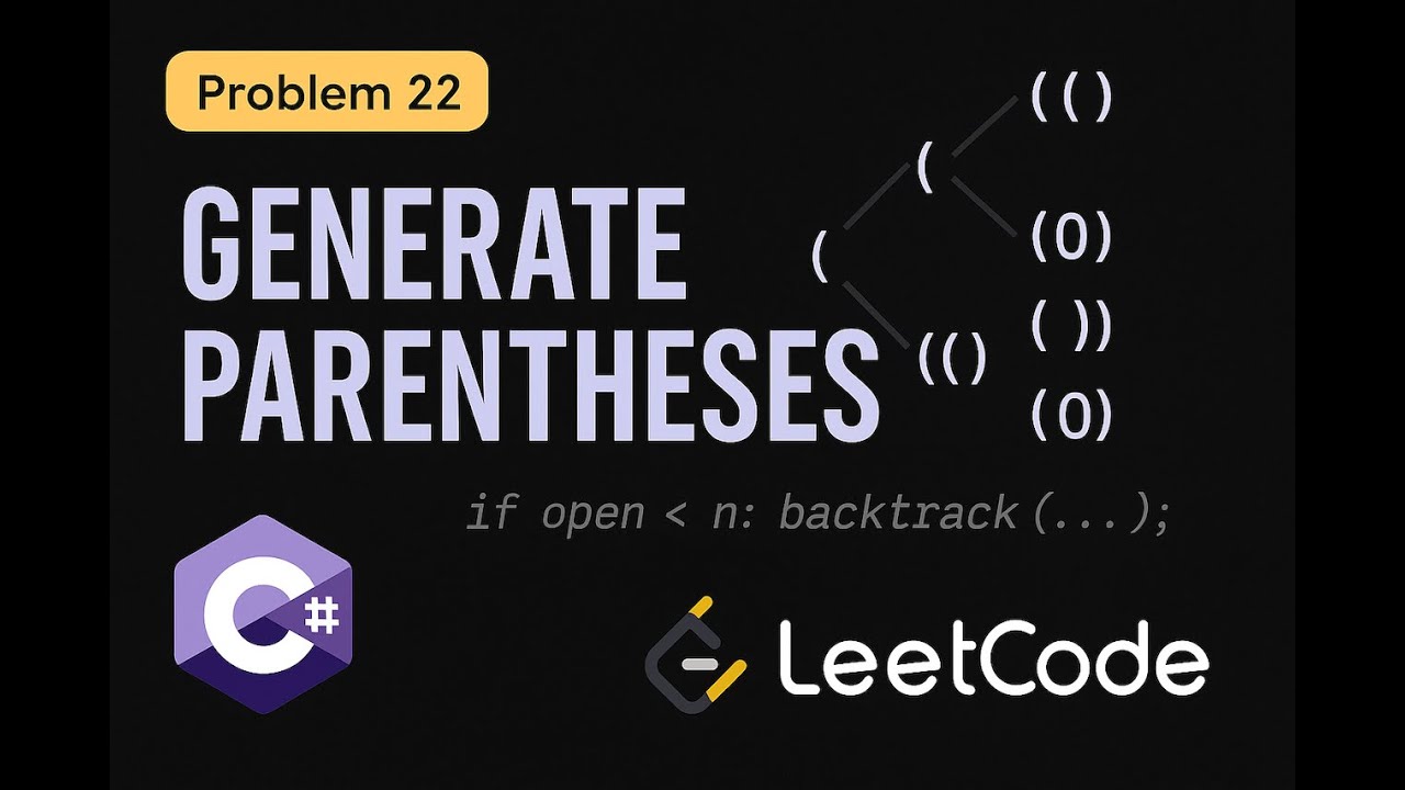Leetcode 22 Generate Parentheses C Solution Backtracking