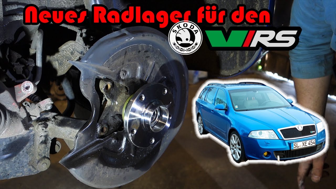 Skoda Octavia 2 1z Rs Radlager Hinten Selber Tauschen Youtube