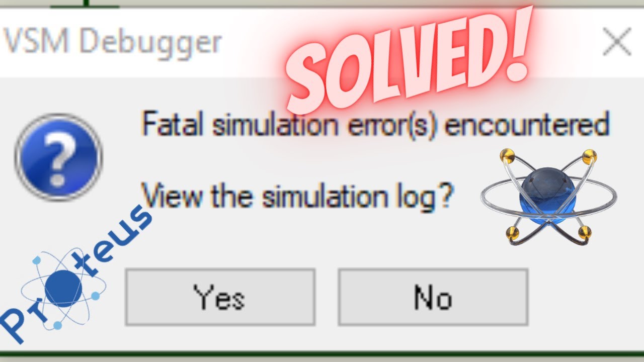 Fatal Simulation Error S Encountered Solved 2024 Youtube