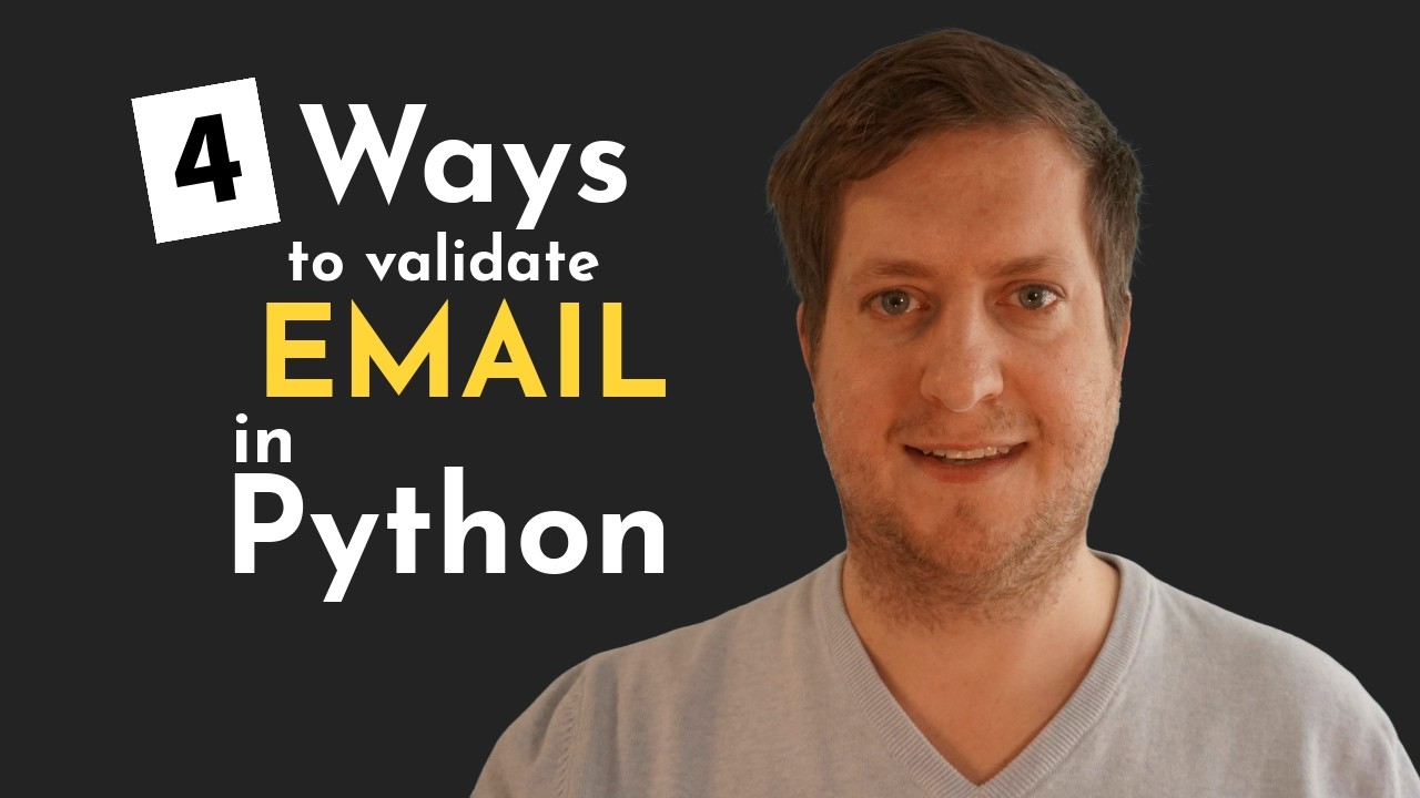 Validate Email Address In Python With These 4 Ways From Basic To